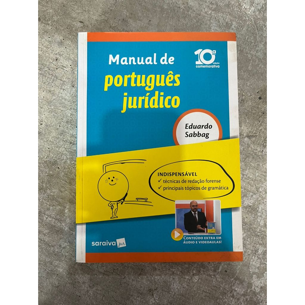 Manual de Português Jurídico - Eduardo Sabbag | Shopee Brasil