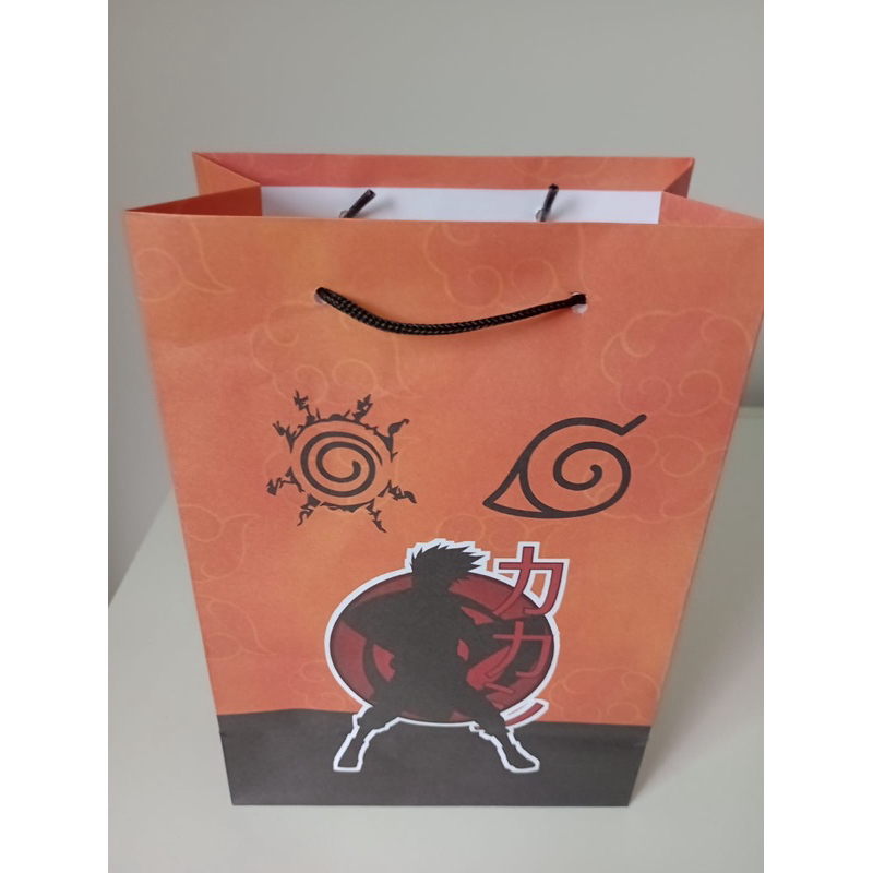 10/20/30sacolas de papel Naruto 25x17x9cm | Shopee Brasil