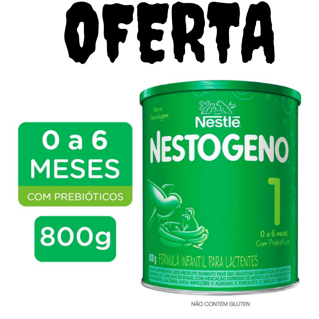 Fórmula Infantil Nestogeno 1 800g | Shopee Brasil