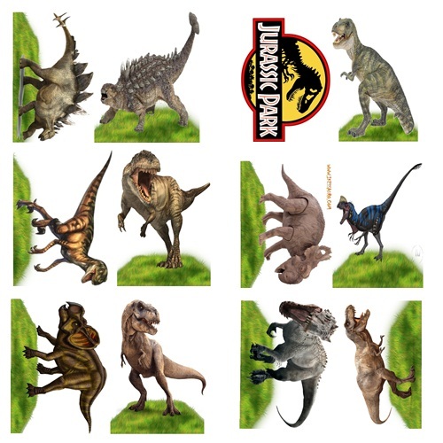 jurassic world - Displays de Festa 12x20cm MDF 3mm | Shopee Brasil