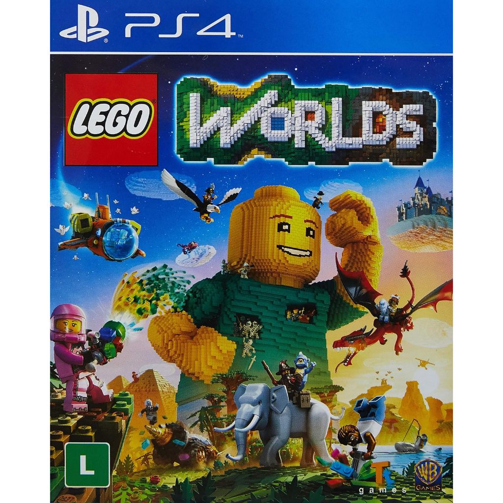 LEGO WORLDS - PS 4 MIDIA FISICA ORIGINAL LACRADO | Shopee Brasil
