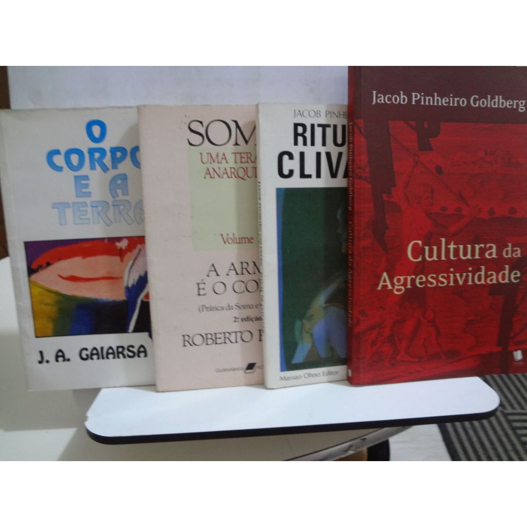 Livros Jacob Pinheiro Goldberg Cultura da Agressividade / Ritual de ...