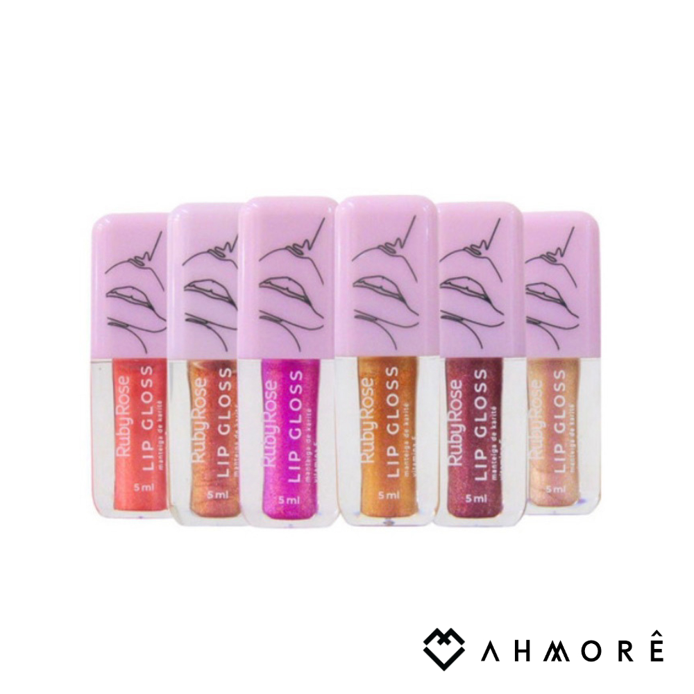 Lip Gloss Ruby Rose Glitter Lançamento | Shopee Brasil