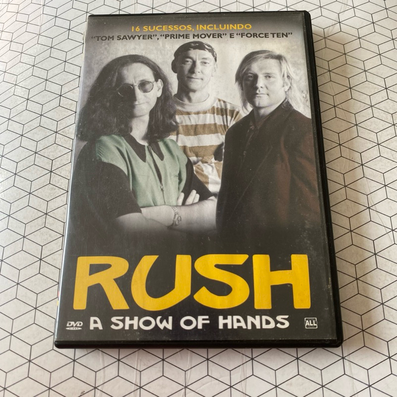 Dvd original Rush - A show of hands | Shopee Brasil