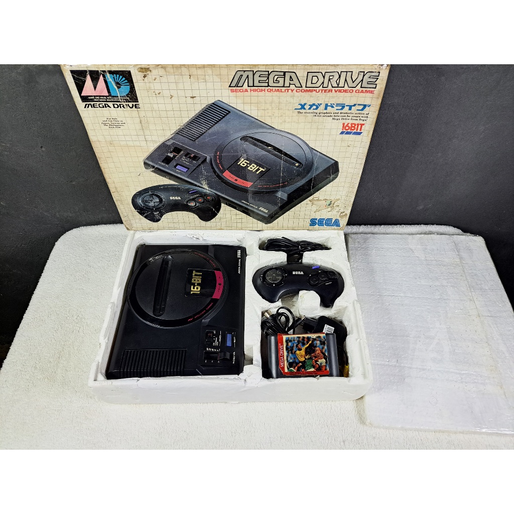 Console Mega Drive Japonês com caixa Funcionando 100%. Faço 550 - Sega ...