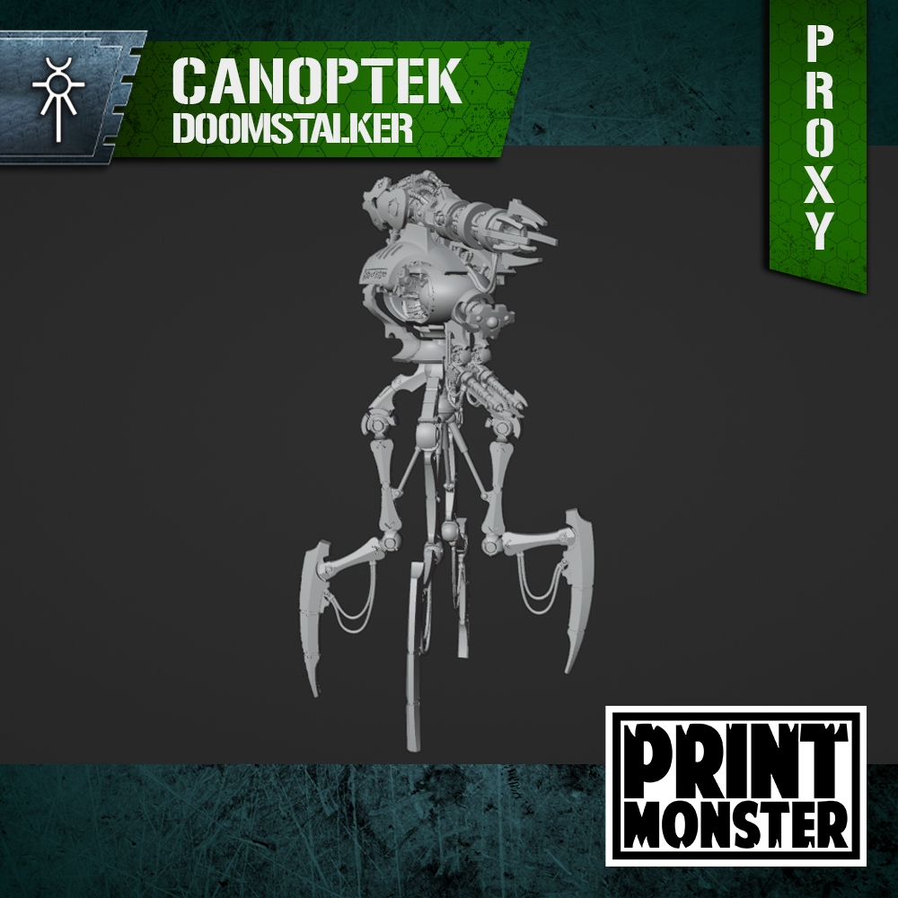 Necron Canoptek Doomstalker - Miniaturas para Warhammer 40k, Kill Team, One Page Rules, Rpg e ...