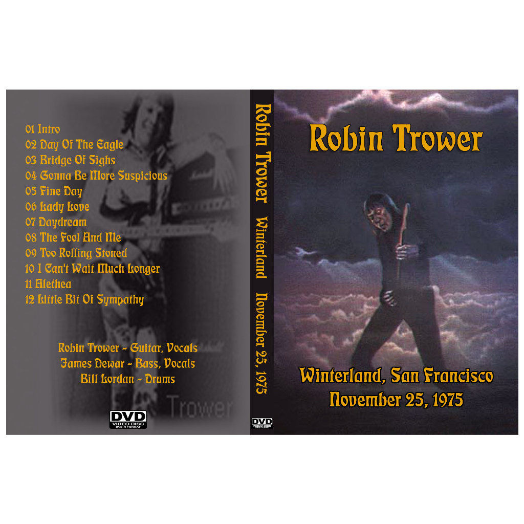 Robin Trower live San Francisco 1975 raro BOOTLEG | Shopee Brasil