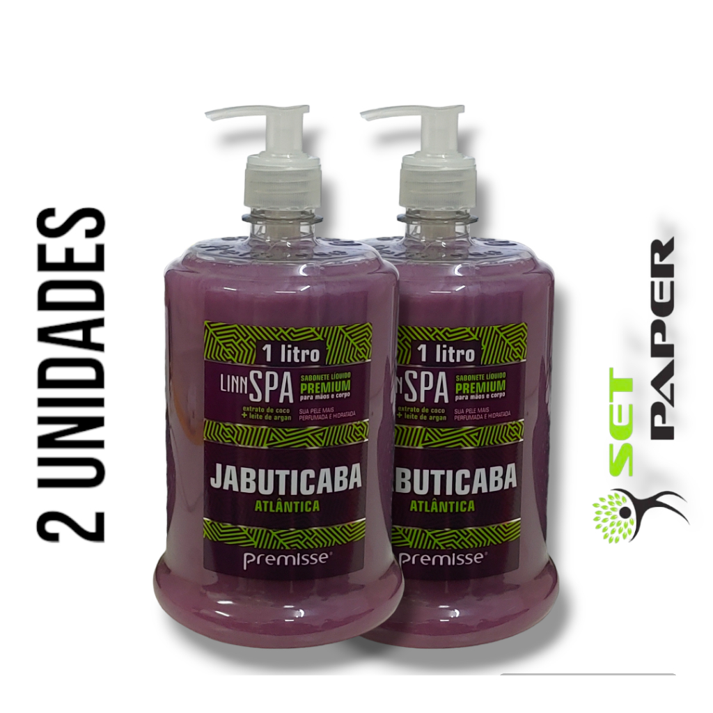 Sabonete Líquido Premium Linn Spa Jabuticaba 1L | Shopee Brasil