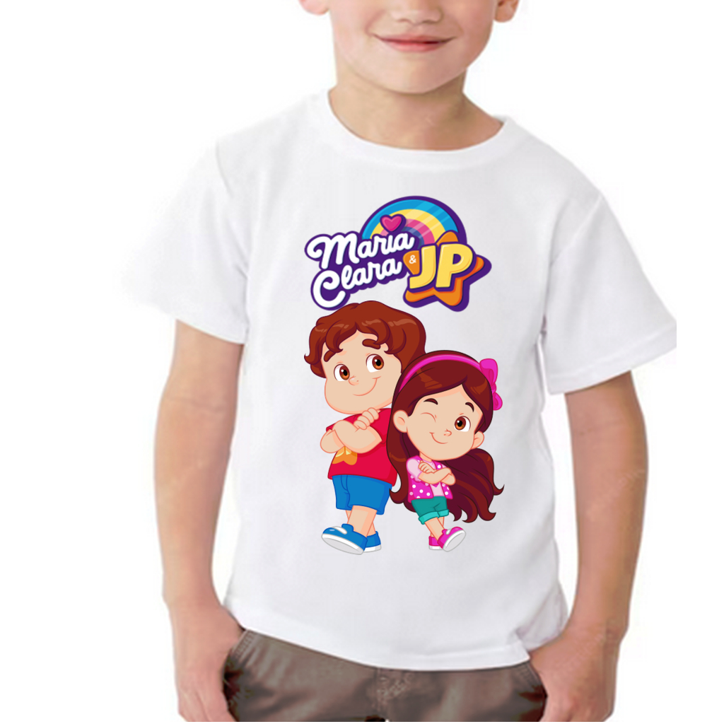 CAMISETA PERSONALIZADA MARIA CLARA E JP. | Shopee Brasil