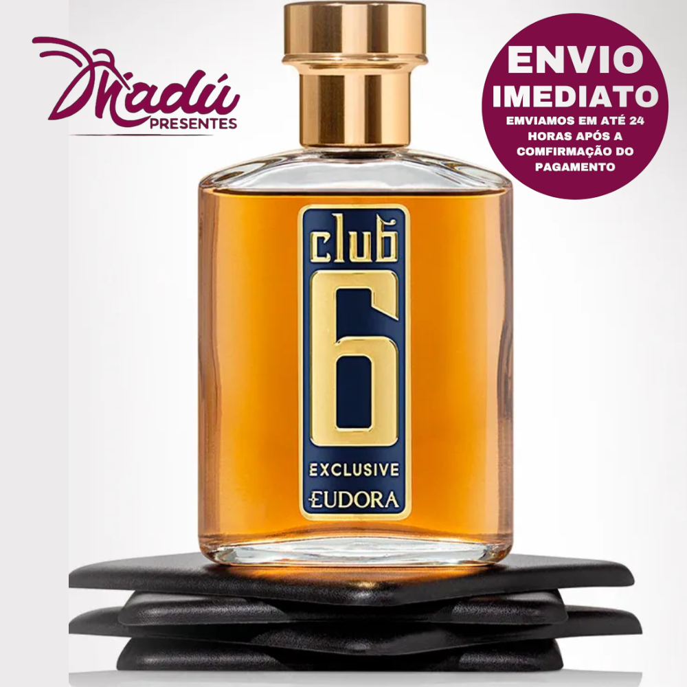 Perfume Masculino Eudora - Club 6 - Colonia 95ml | Shopee Brasil