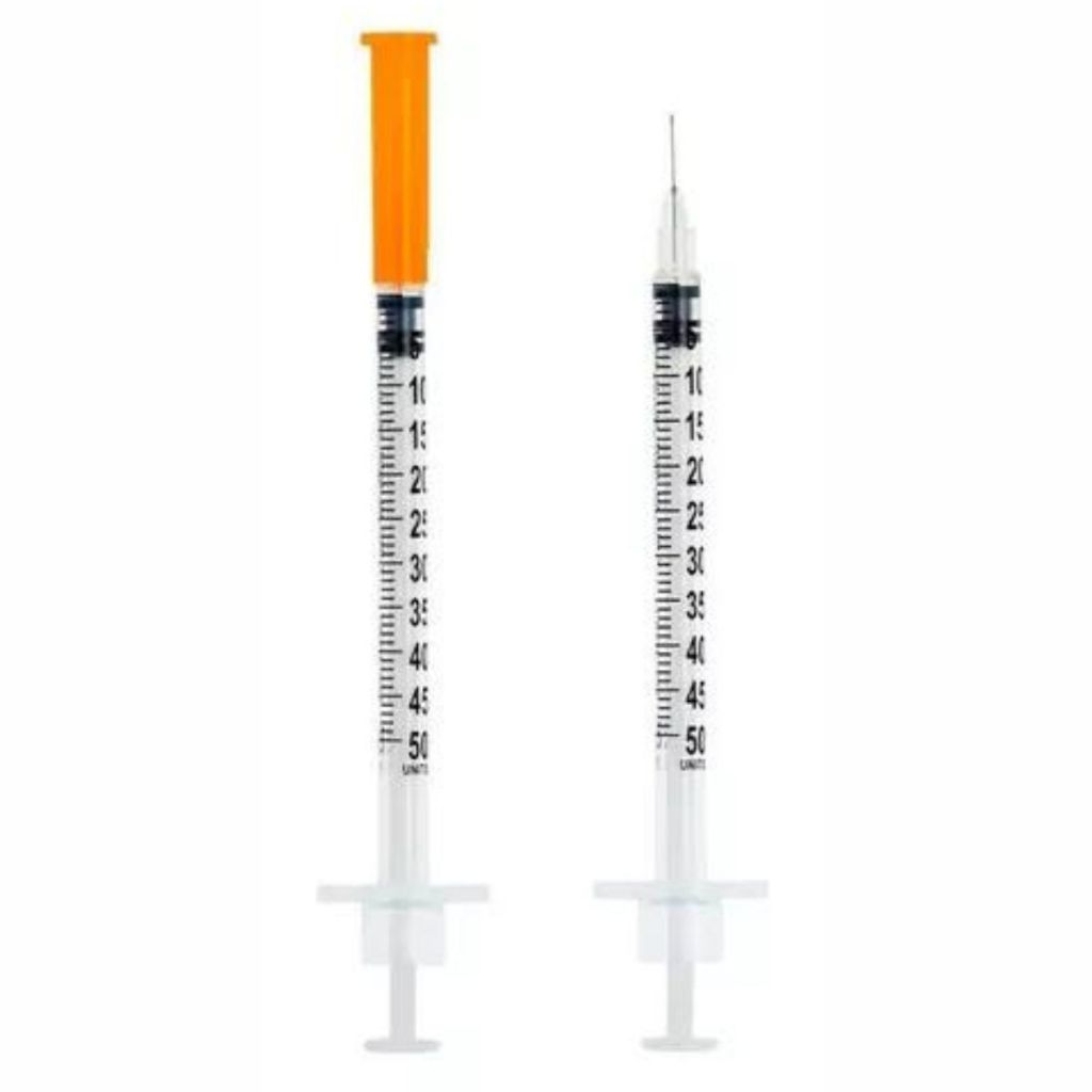 Seringa De 0,5ml Com Agulha Fixa 0,25mmx6mm Blister Caixa 100 Unidades ...