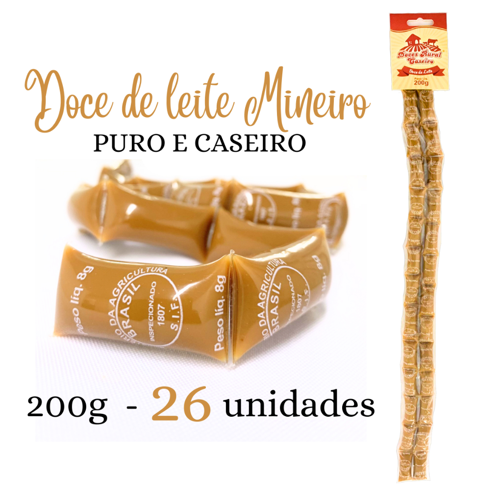 Doce de Leite artesanal Sache Metro CHUP CHUP Cremoso Puro e Caseiro ...