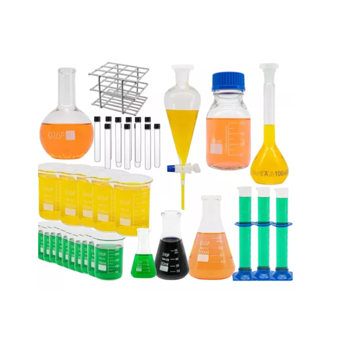 Kit De Química Para Laboratório 56 Peças Ciências Escolar Nf | Shopee ...