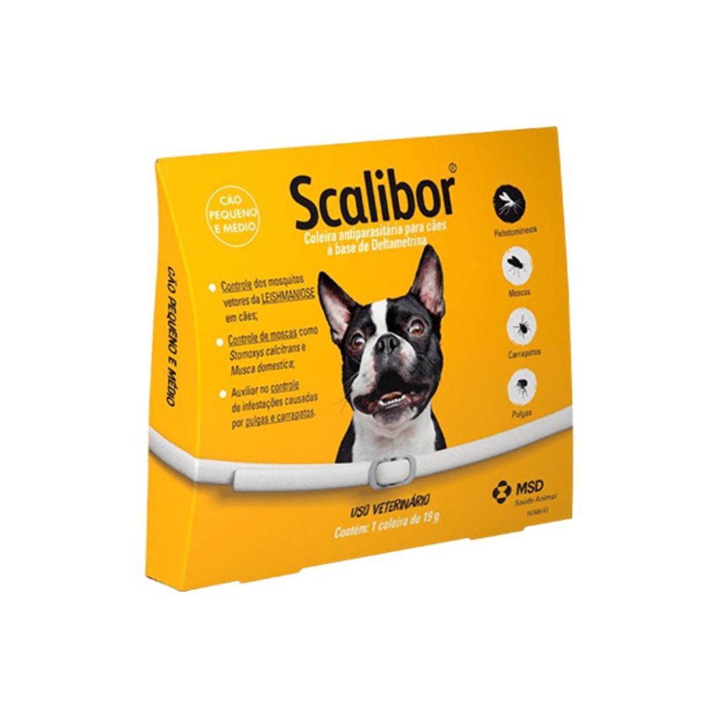Scalibor Coleira Antiparasitaria Caes Pequeno/ Medio 48cm | Shopee Brasil