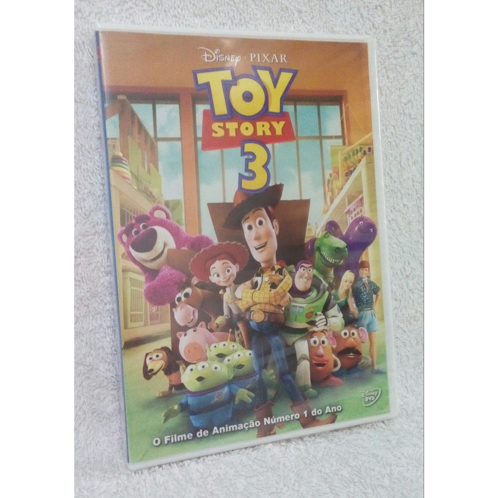 DVD - Toy Story 3 - Disney Pixar - Original Novo Lacrado | Shopee Brasil