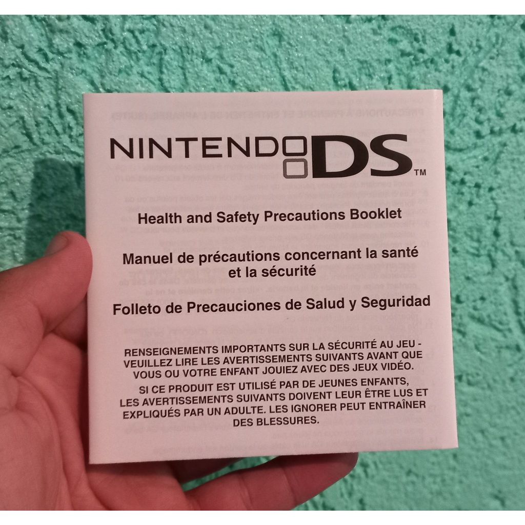 PANFLETO MANUAL DE JOGOS PARA NINTENDO DS COMPLETE O SEU JOGO | Shopee ...