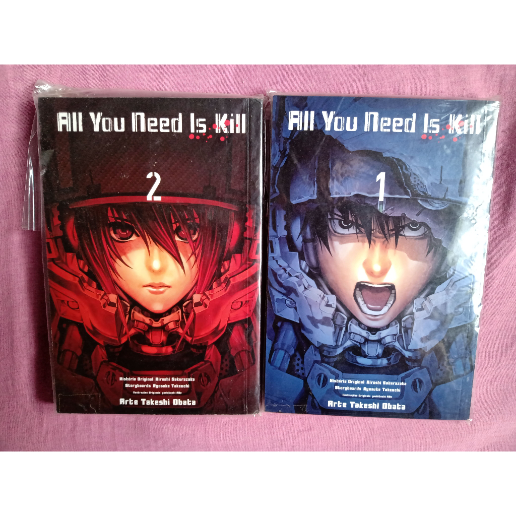 Mangá All You Need Is Kill Completo em 2 Volumes - Hiroshi Sakurazaka (escritor da história ...