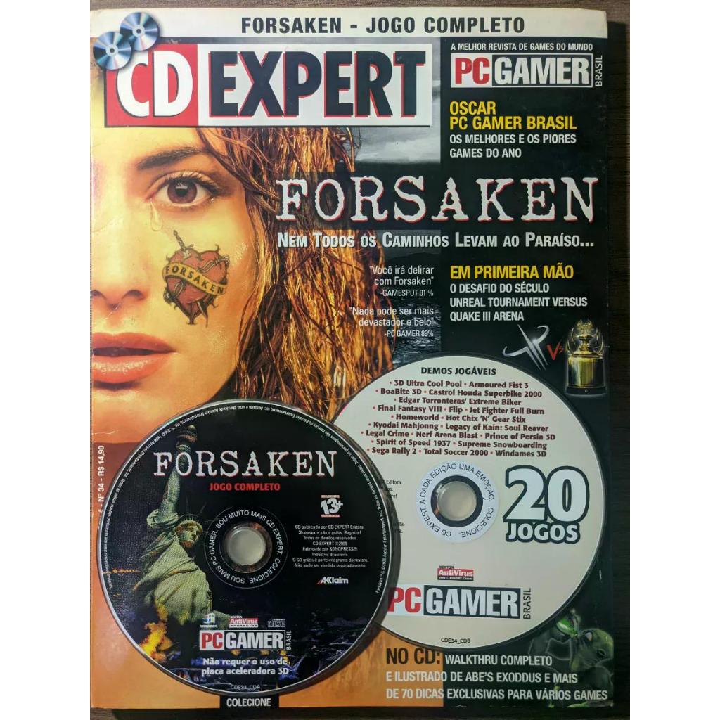 Revista Pc Gamer / Cd Expert Numero 34 - Forsaken | Shopee Brasil