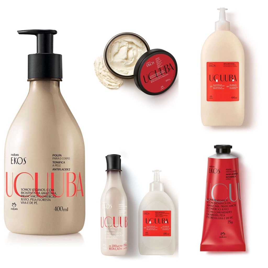 Natura Ekos Ucuuba - Refil ou Hidratante corporal 400ml ou Hidratante ...
