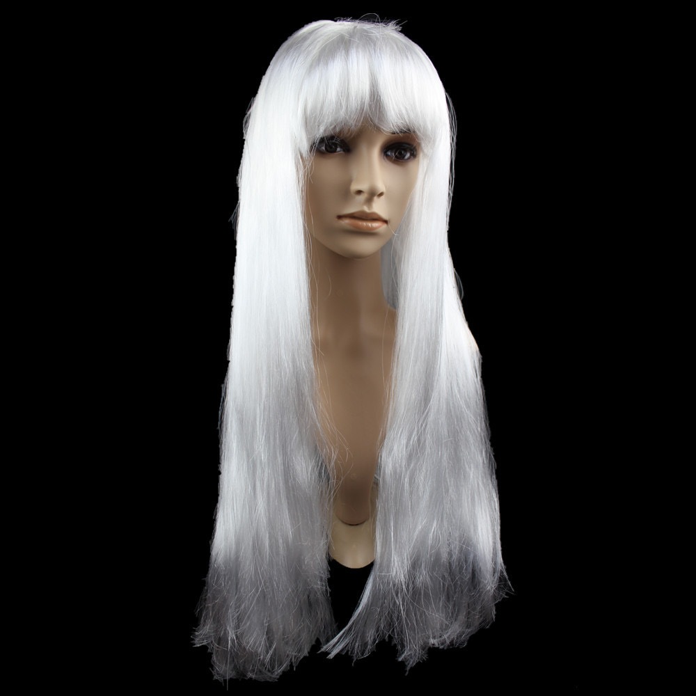 Peruca Longa Colorida Lisa Fantasia Carnaval Festa | Shopee Brasil