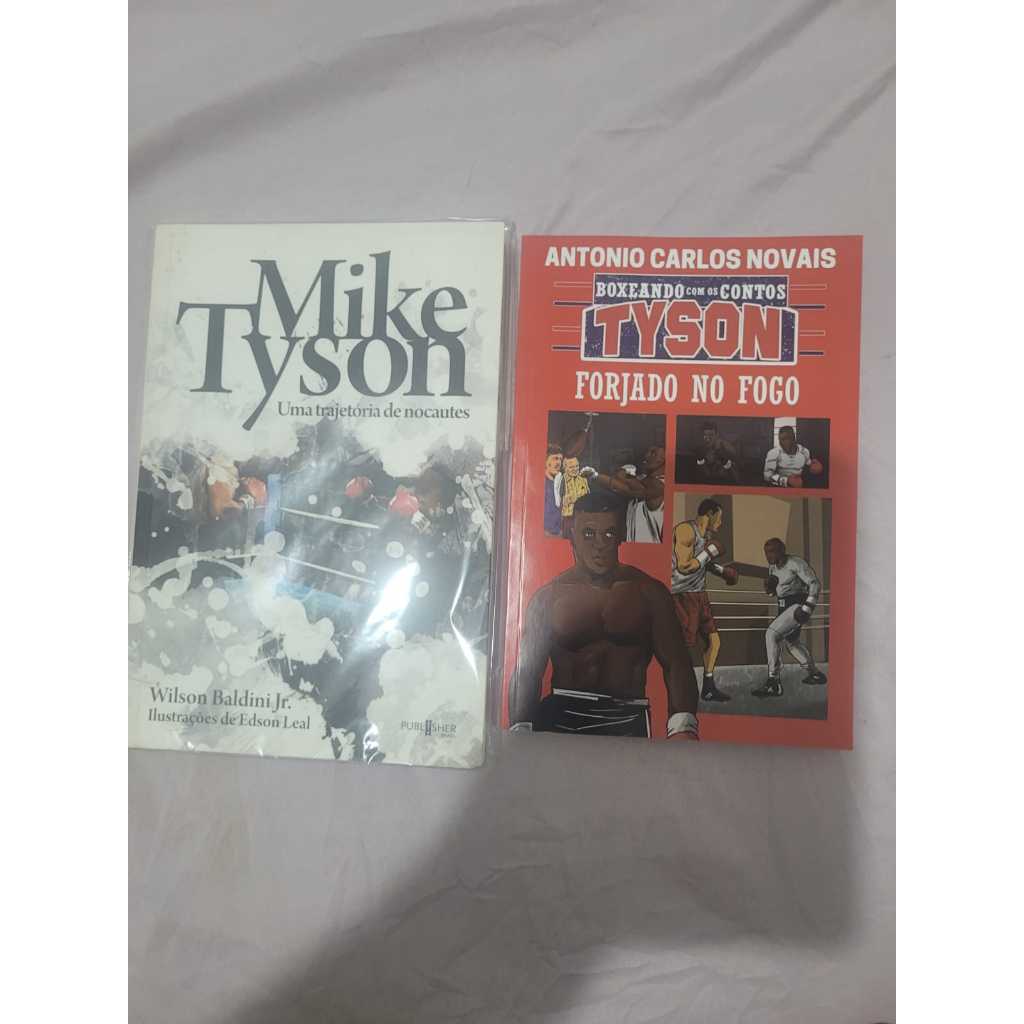 LOTE DE LIVROS MIKE TYSON | Shopee Brasil