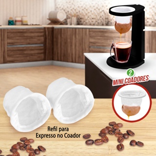 Suporte Mini Coador Individual de Café com Coador de Pano - Keita ...
