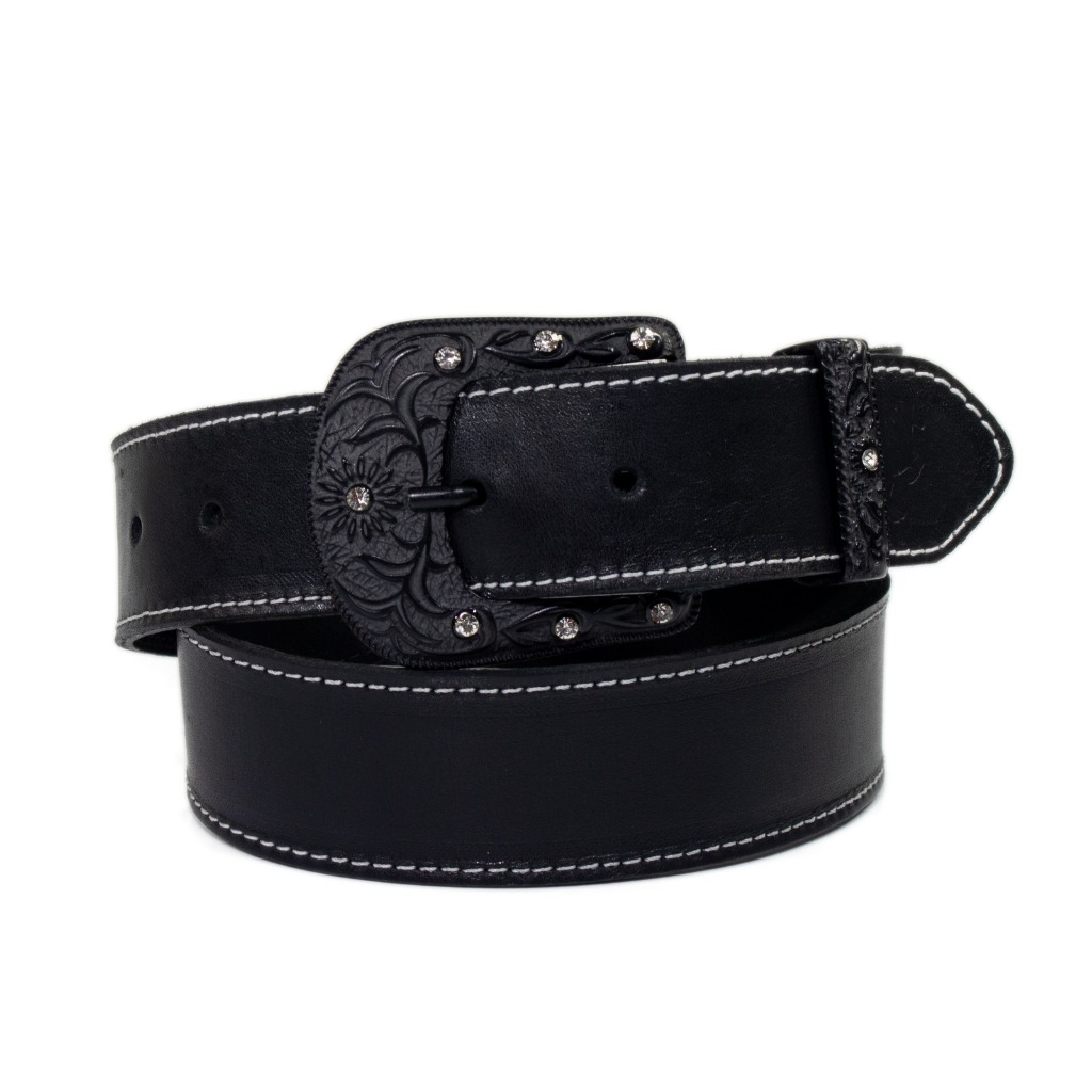 Cinto Country Em Couro Cowgirls Fivela Com Strass Removível | Shopee Brasil