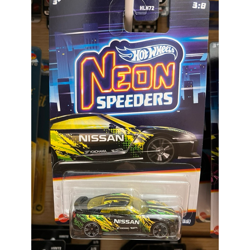 Hot Wheels Neon Speeders Nissan GT-R R35 | Shopee Brasil