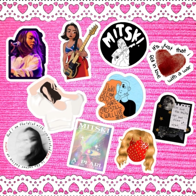 kit stickers adesivos mitski | Shopee Brasil
