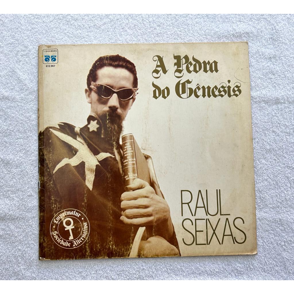 Disco de Vinil Raul Seixas - A Pedra do Gênesis | Shopee Brasil