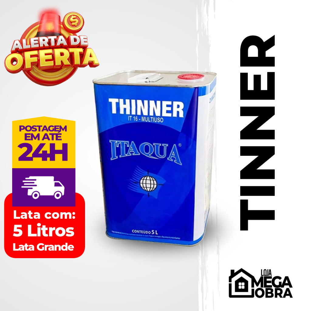 Thinner Solvente Diluidor Multiuso Comum It 16 5 Litros Itaqua | Shopee ... Thinner Solvente Diluidor Multiuso Comum It 16 5 Litros Itaqua | Shopee ...