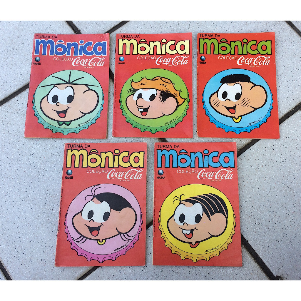 Colecao Revistas Turma Da Monica Coca Cola Completa - Globo | Shopee Brasil