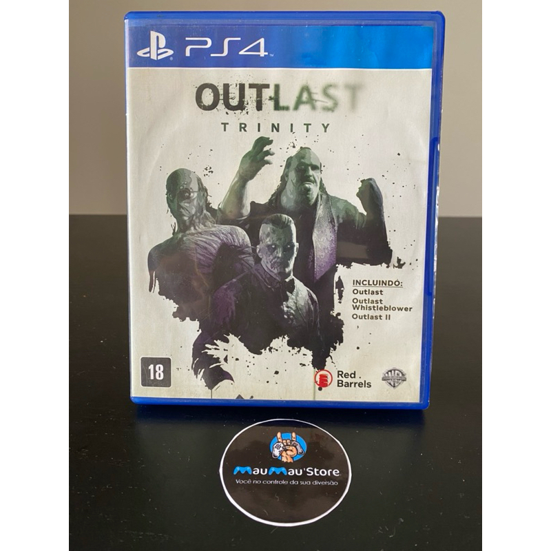 Outlast Trinity PS4 - Mídia Física Original Usado Jogos de Terror ...