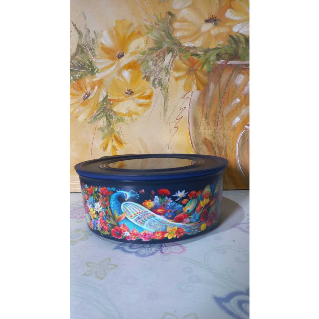 Tupperware Bifresco redondo 1.5L pavão | Shopee Brasil