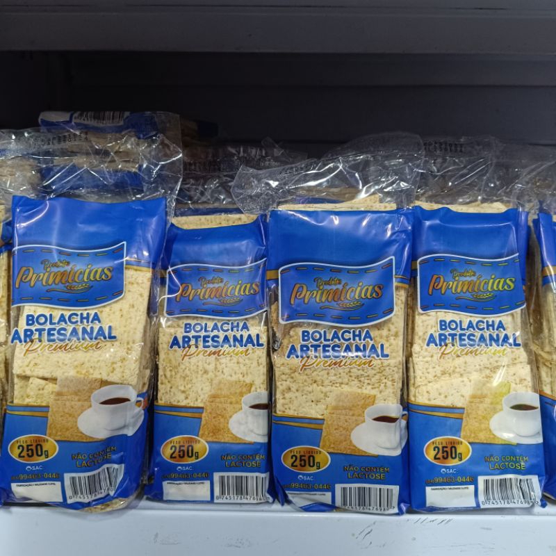Bolacha Crocante e Sequinha Sete Capas Primícias 250g (20 Pacotes ...