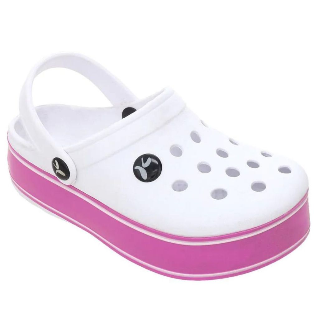 Chinelo Babuche Crocs Feminino Iate Kemo Plataforma Ortopédico ...
