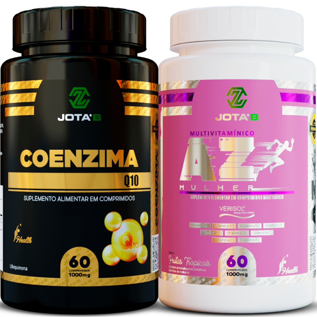 Kit Multivitamínico AZ Mulher c/ Verisol comprimidos mstigaveis facil consumo sabor frutas ...