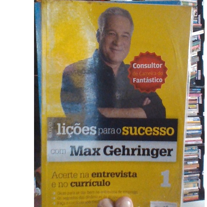 livro lições para o sucesso,10 volumes, do 1 ao 10, Max Gehringer ...