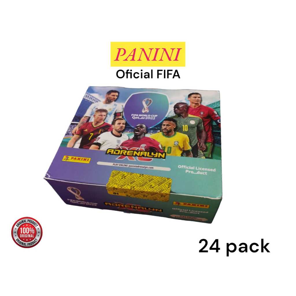 Box Word Cup Qatar 2022 Fifa 24 Pack Produto Original Panin | Shopee Brasil