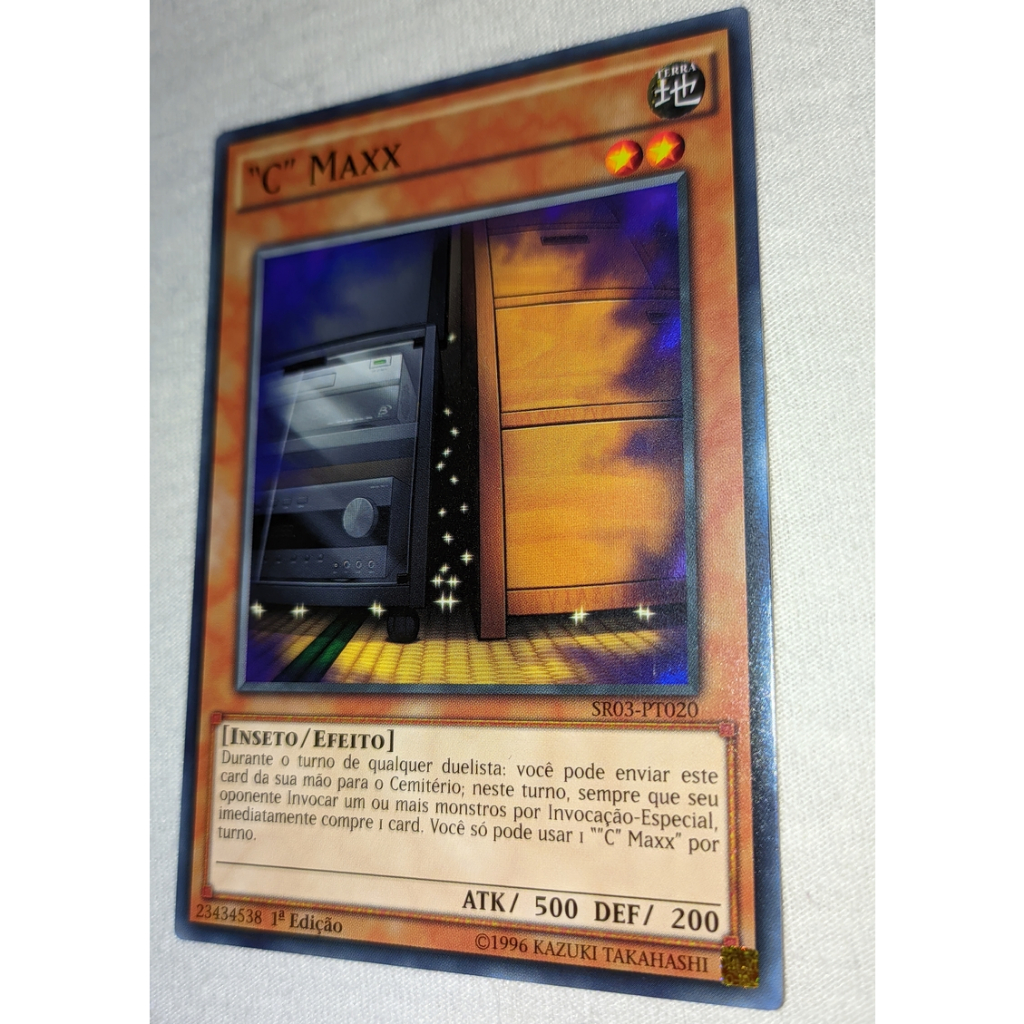 Yu-Gi-Oh "C" Maxx - carta ORIGINAL - comum Yugioh TCG | Shopee Brasil