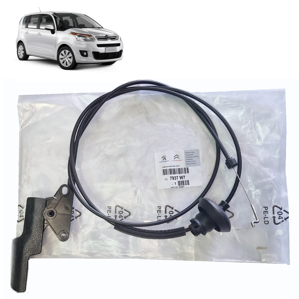 Cabo Puxador Abrir Capo Citroen C3 Picasso Original | Shopee Brasil