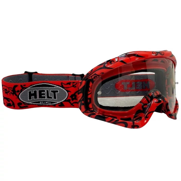 Óculos Para Capacete Cross VERMELHO Original Helt Off Road Moto ...