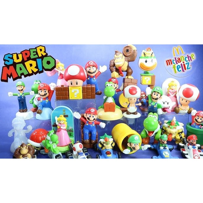 Colecao Mario Brother Mcdonalds c/ 15 Peças | Shopee Brasil