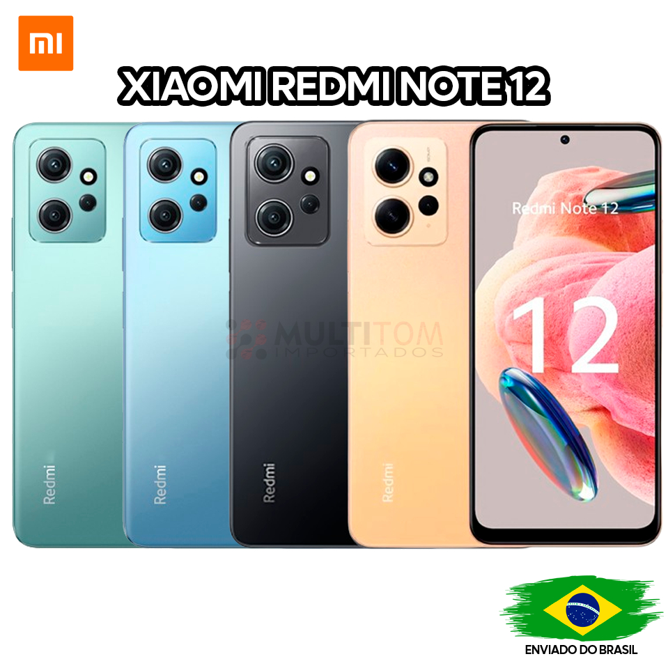 Xiaomi Redmi Note 12 256/8GB 128/4GB Ram - Versão Global | Shopee Brasil