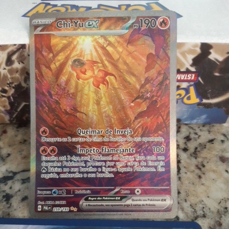 Carta Card Pokémon Chi-yu Ex | Shopee Brasil