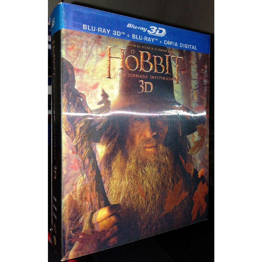 Blu-Ray: "O Hobbit - Uma Jornada Inesperada" - 2D+3D - Versão de Cinema - 04 Discos (Original e ...