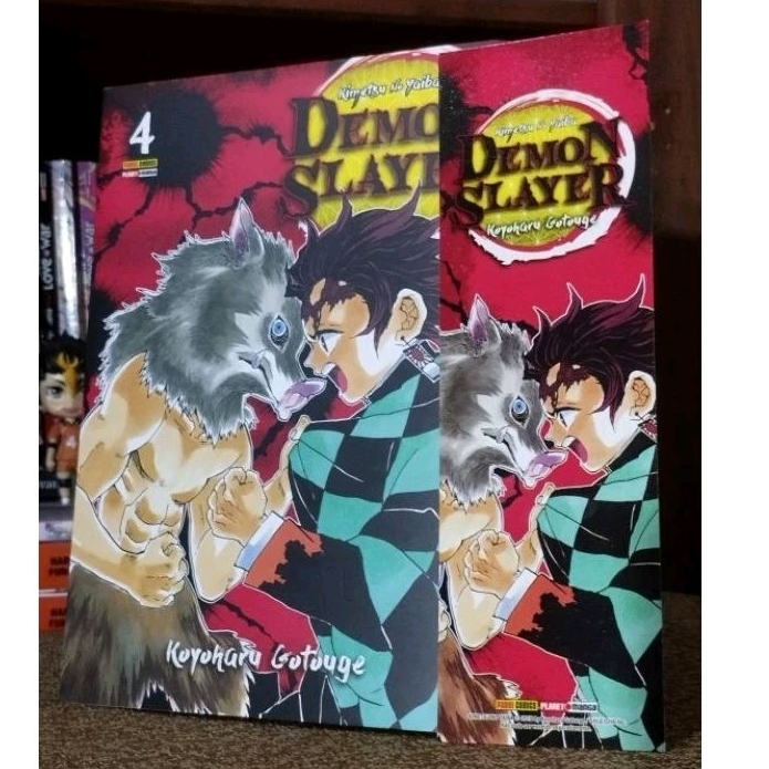 Mangá Demon Slayer Vol. 4- Acompanha Marca Página (IMPECÁVEL) | Shopee ...