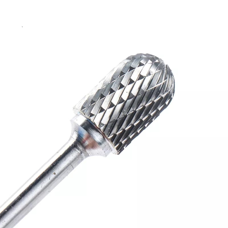 Lima Rotativa 08mm X 20 Metal Duro Corte Duplo- Desbaste, Aço, Alumínio ...