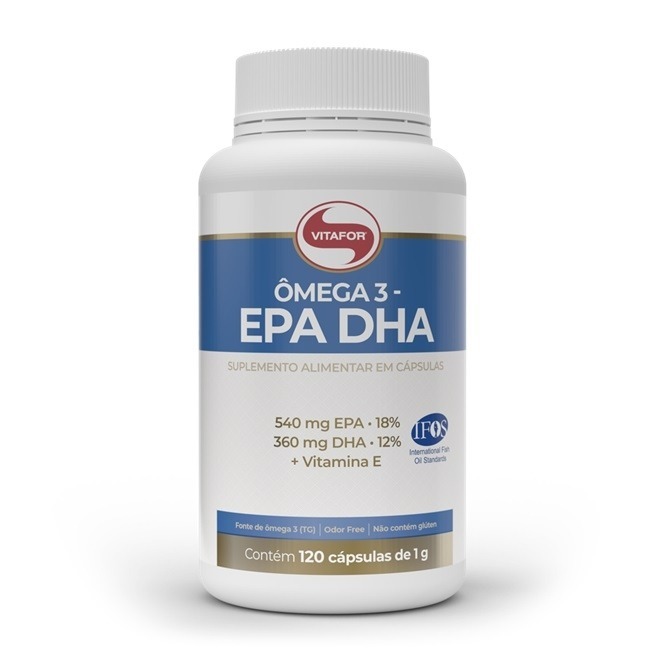 Suplemento Em Cápsulas Vitafor Mega Dha Omega 3 Em Pote 120g | Shopee Brasil