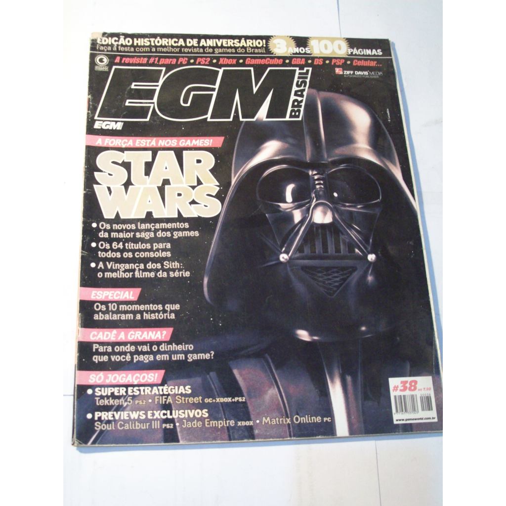Revista EGM Star wars | Shopee Brasil